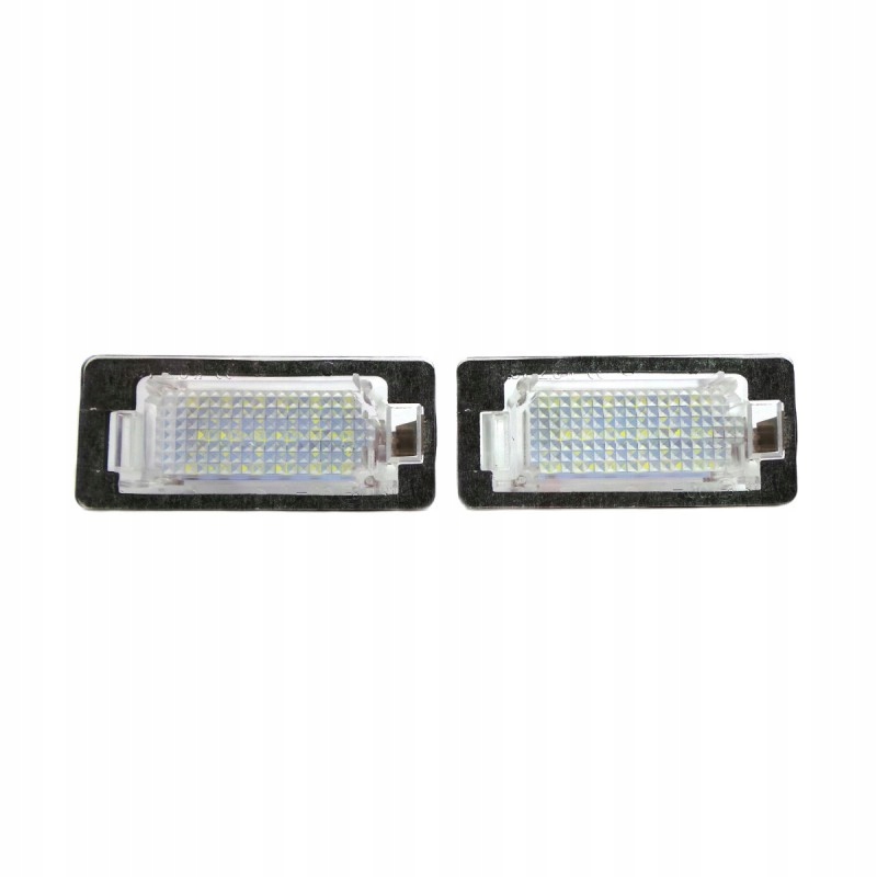 BMW E39, E60, E61, E07 lampka rejestracji LED 2szt - 8848816292 - oficjalne archiwum Allegro