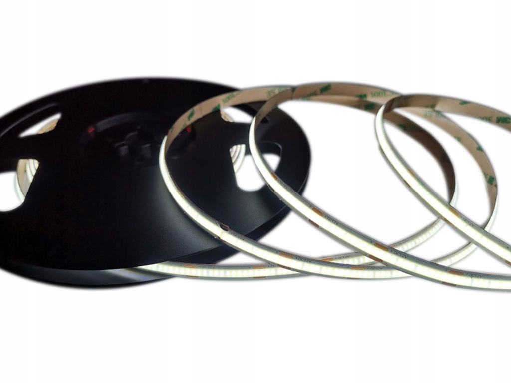 Taśma LED JEDNOLITA pasek rolka 5m 12V 9W/m 6000K - 12013329470 ...
