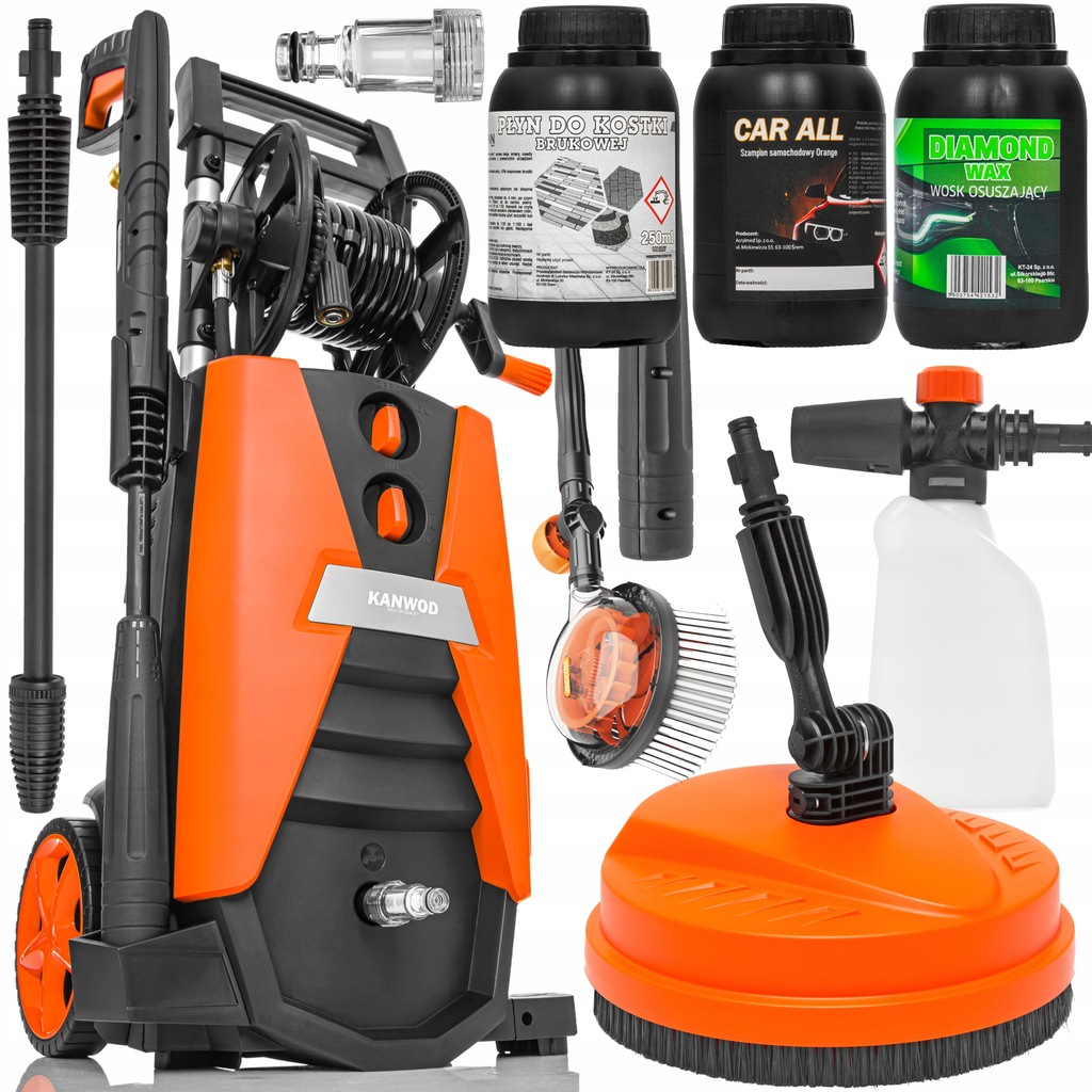 MYJKA CIŚNIENIOWA 260 BAR DUŻE CIŚNIENIE 2200W PRO - 8518653749 - oficjalne archiwum Allegro