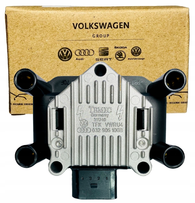 ORYGINALNA AUDI VW A,G CEWKA ZAPŁONOWA 032905106B - 12547405370 ...