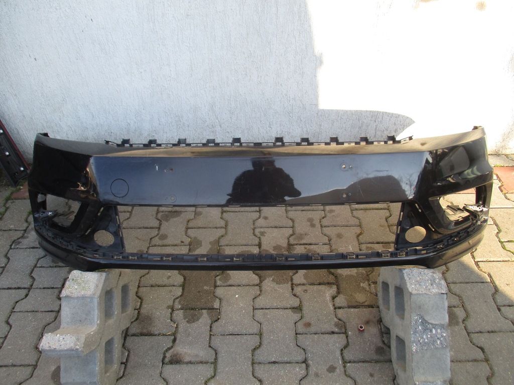 ZDERZAK VW PASSAT B7 10-14 PRZÓD R-LINE BEZ DZIUR - 6740767946 - oficjalne archiwum Allegro