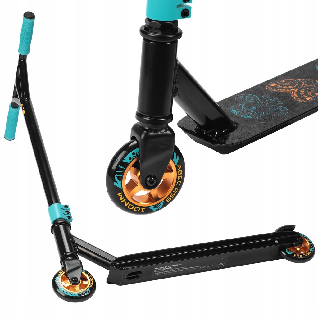 HULAJNOGA WYCZYNOWA PRO STUNT ABEC9 STREET SKATE - 12125431394 ...