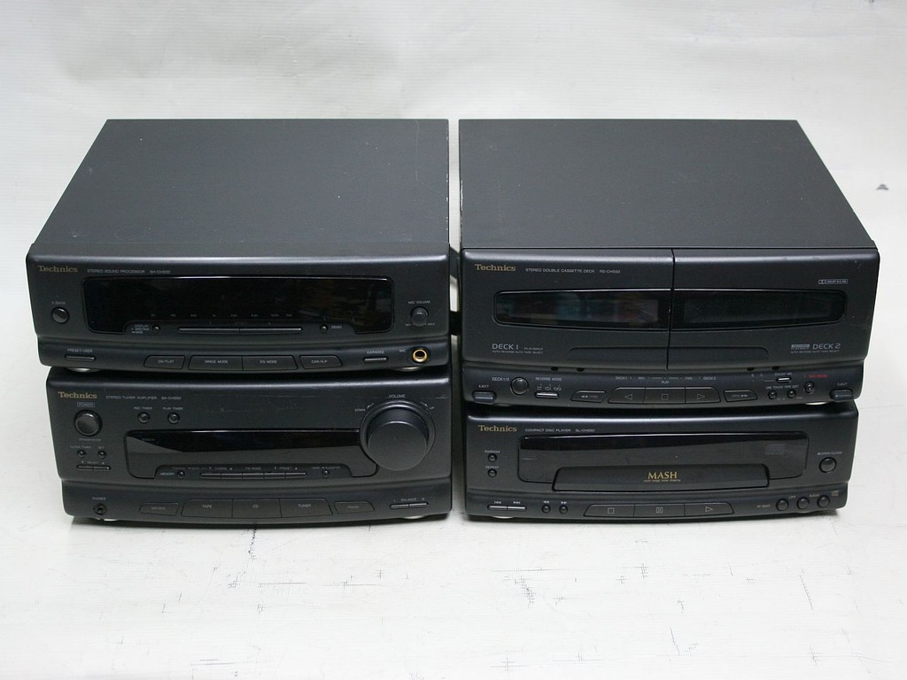 Wieża Technics SC-CH550 - elemety SA SH SL RS - 12473721357 - oficjalne ...