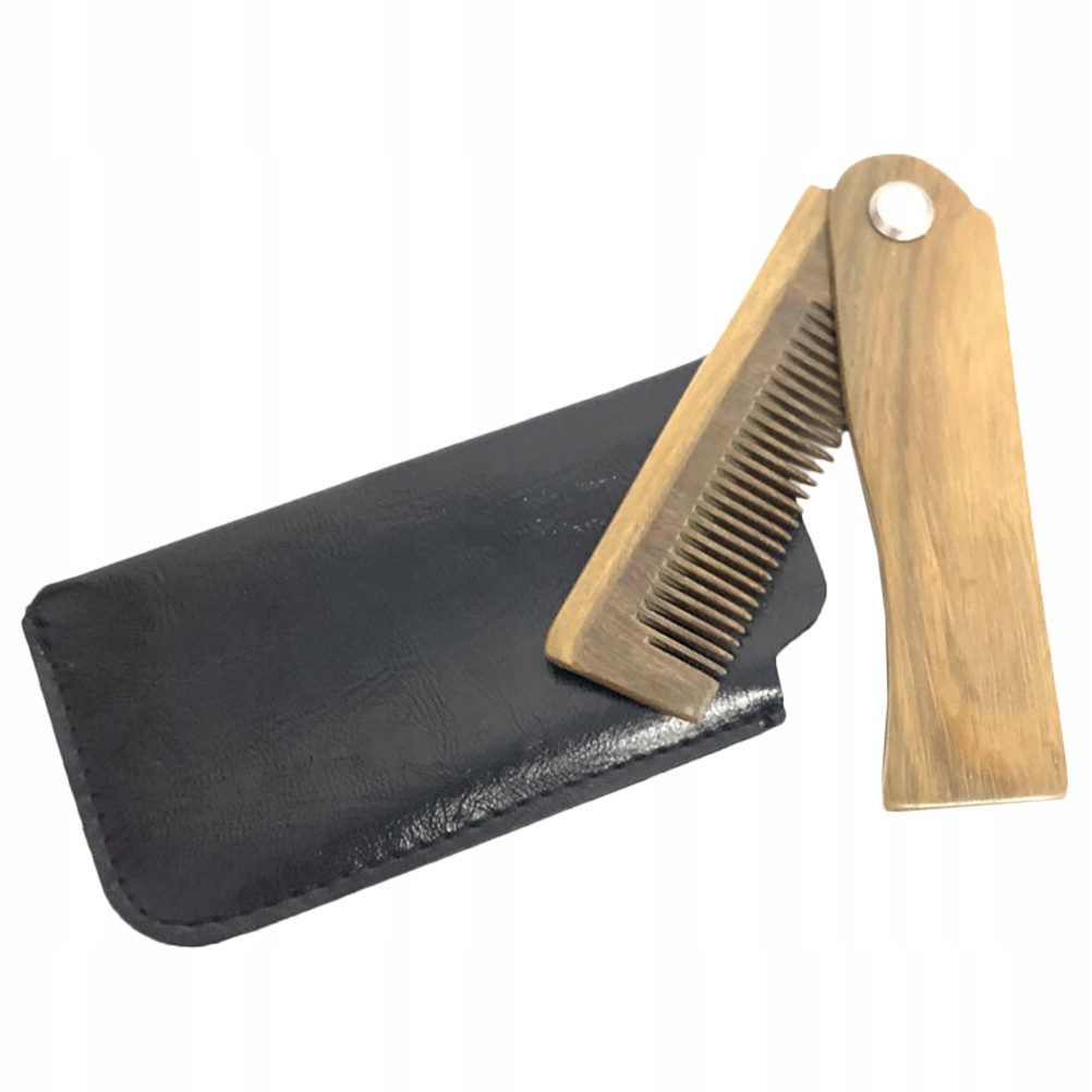 Beard Comb Men Folding Mustache Wood Combs - 14240006548 - oficjalne ...