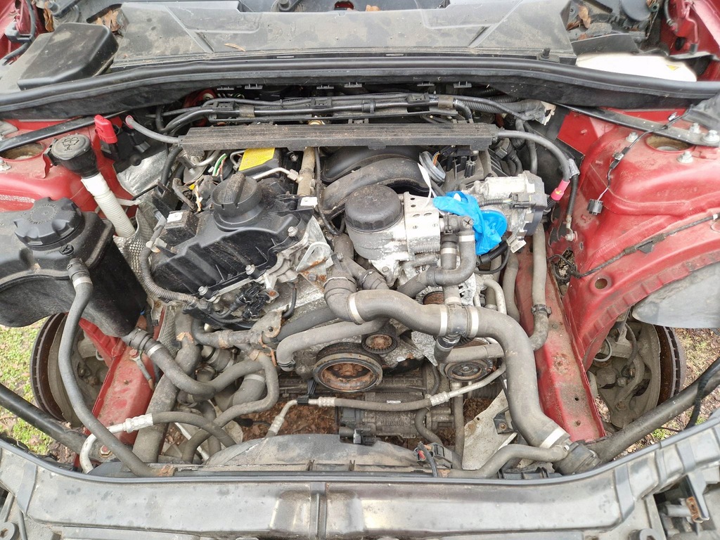 Silnik bmw N43b20 zatarty kompletny bez wtrysków - 13401874543 ...