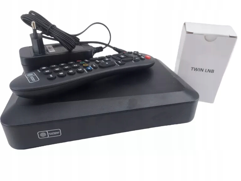 DEKODER EVOBOX LITE Z PILOTEM I TWIN LNB - 12495642925 - oficjalne archiwum Allegro