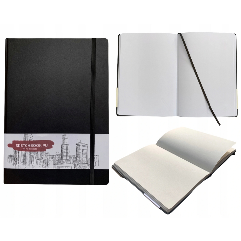 ARTYSTYCZNY SZKICOWNIK A4 BLOK TWARDA OPRAWA 50 K - 13116432172 - oficjalne archiwum Allegro