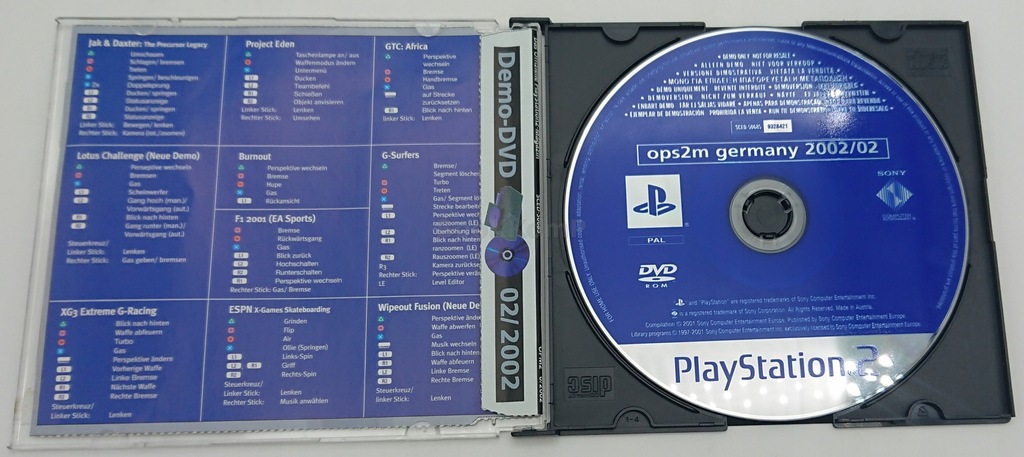 GRA PS2 DEMO DISC OPS2M 2002 15 GIER PlayStation - 9265478731 ...