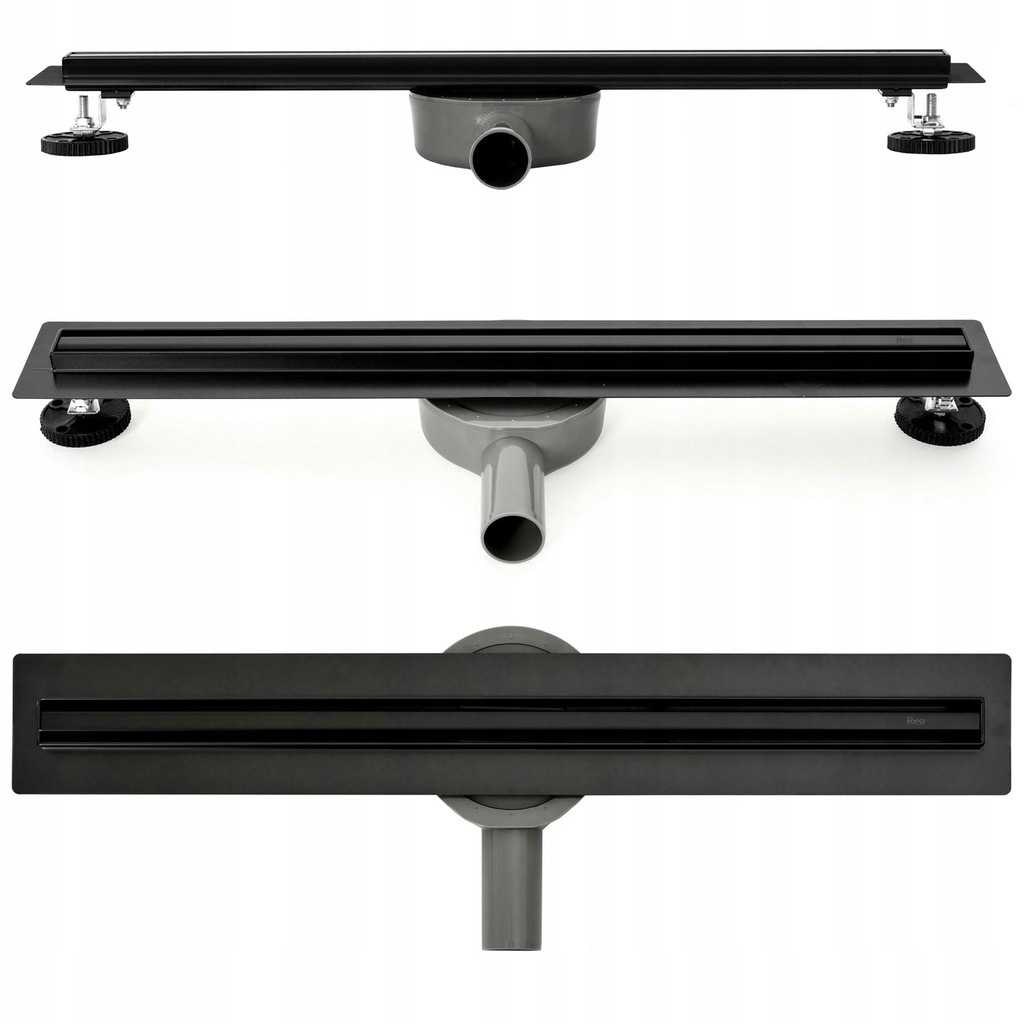 CZARNY Odpływ Odwodnienie Liniowe Slim Pro 80 REA - 8318441059 ...