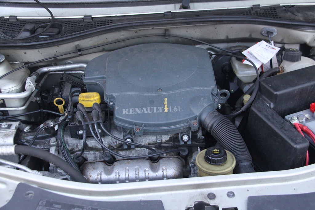 DACIA LOGAN SANDERO SILNIK 1,6 MPI K7M710 50TYŚ KM - 7808470664 - oficjalne archiwum Allegro