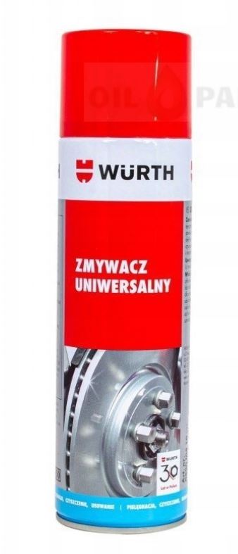 WURTH ZMYWACZ UNIWERSALNY DO HAMULCÓW 500 ml - 12142132511 - oficjalne ...