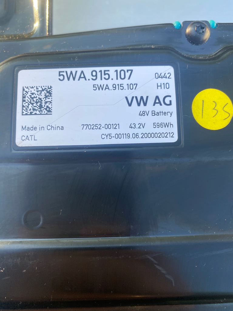 VW GOLF 8 BATERIA AKUMULATOR ŁADOWARKA 5WA915107 - 10771665377 ...