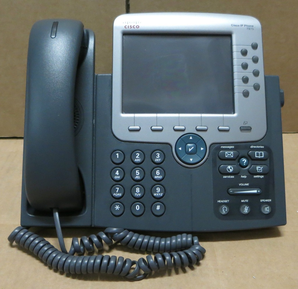 TELEFON IP CISCO CP-7970G FV GWAR - 6847248655 - oficjalne archiwum Allegro
