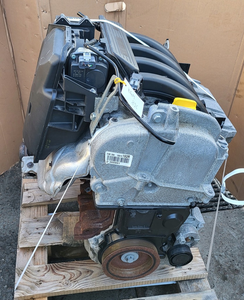 SILNIK KOMPLETNY K4M 896 DACIA DUSTER 1.6 16V - 12817974488 - oficjalne archiwum Allegro