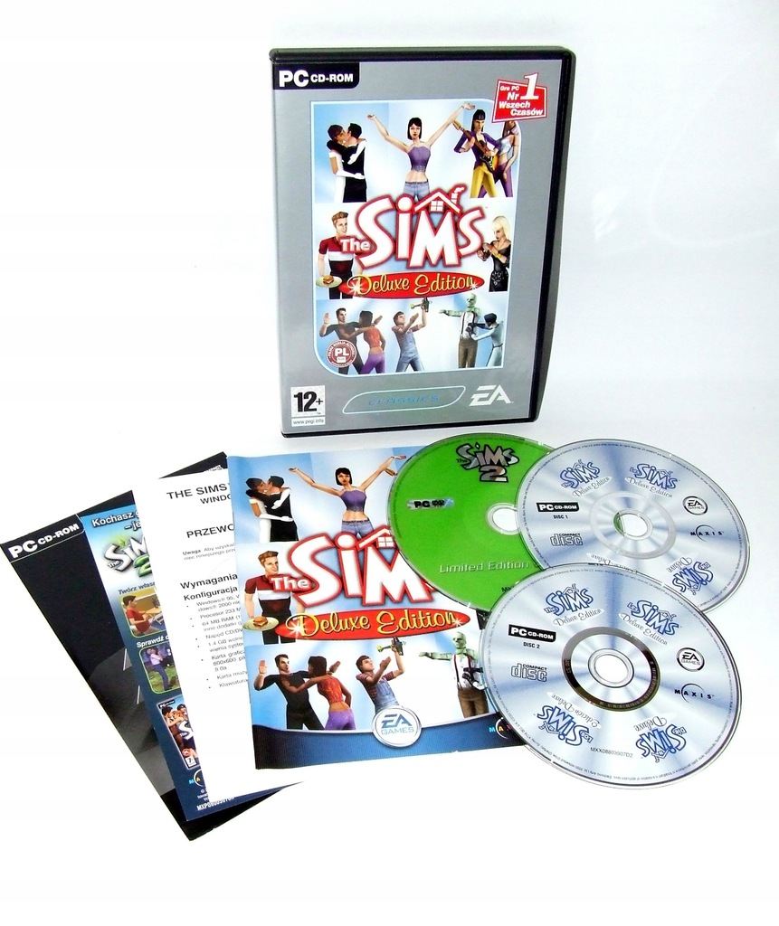 The SIMS 1 I pierwsza Deluxe podstawa [PL] bdb - 12198071473 ...