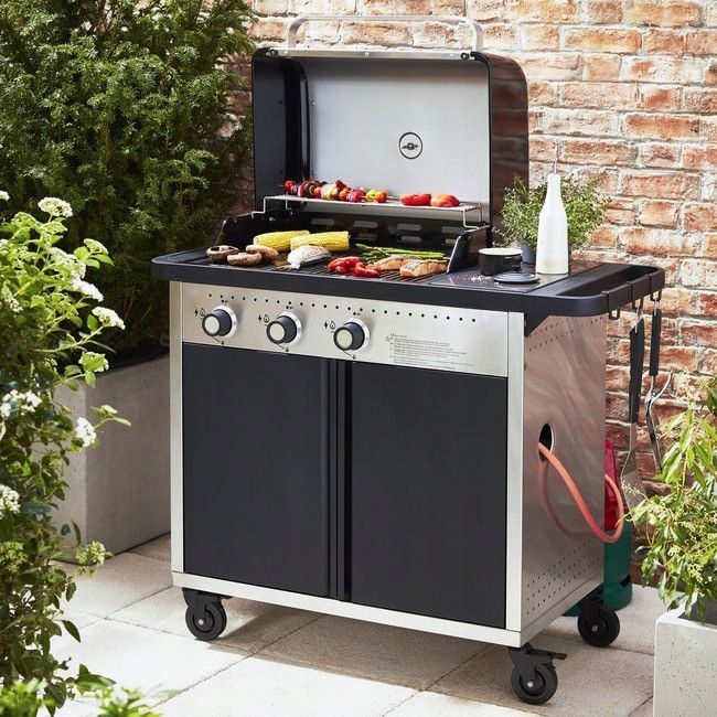 Grill Gazowy BLOOMA Rockwell 310 3-palnikowy duży - 9264054064 ...