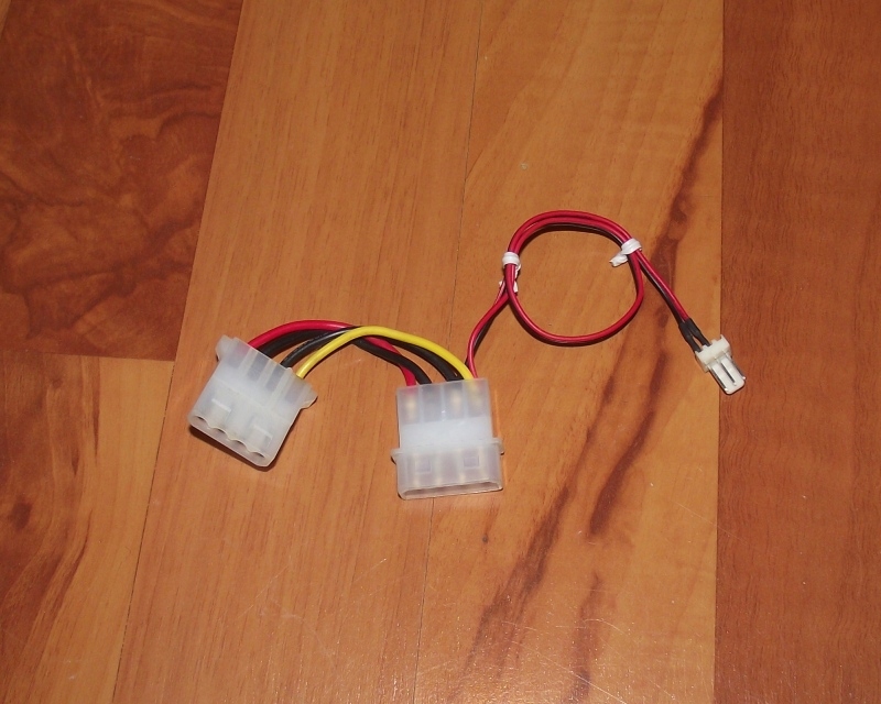 Adapter przejściówka Molex -> FAN (2pin) +Molex - 8982388961 ...