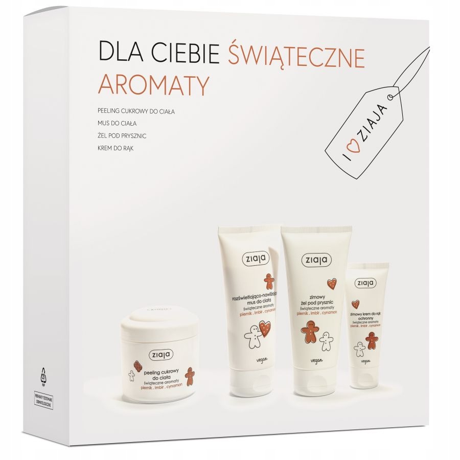 ZESTAW KOSMETYKÓW PIERNIKOWY Ziaja PREZENT ŚWIĘTA - 13022344713 ...