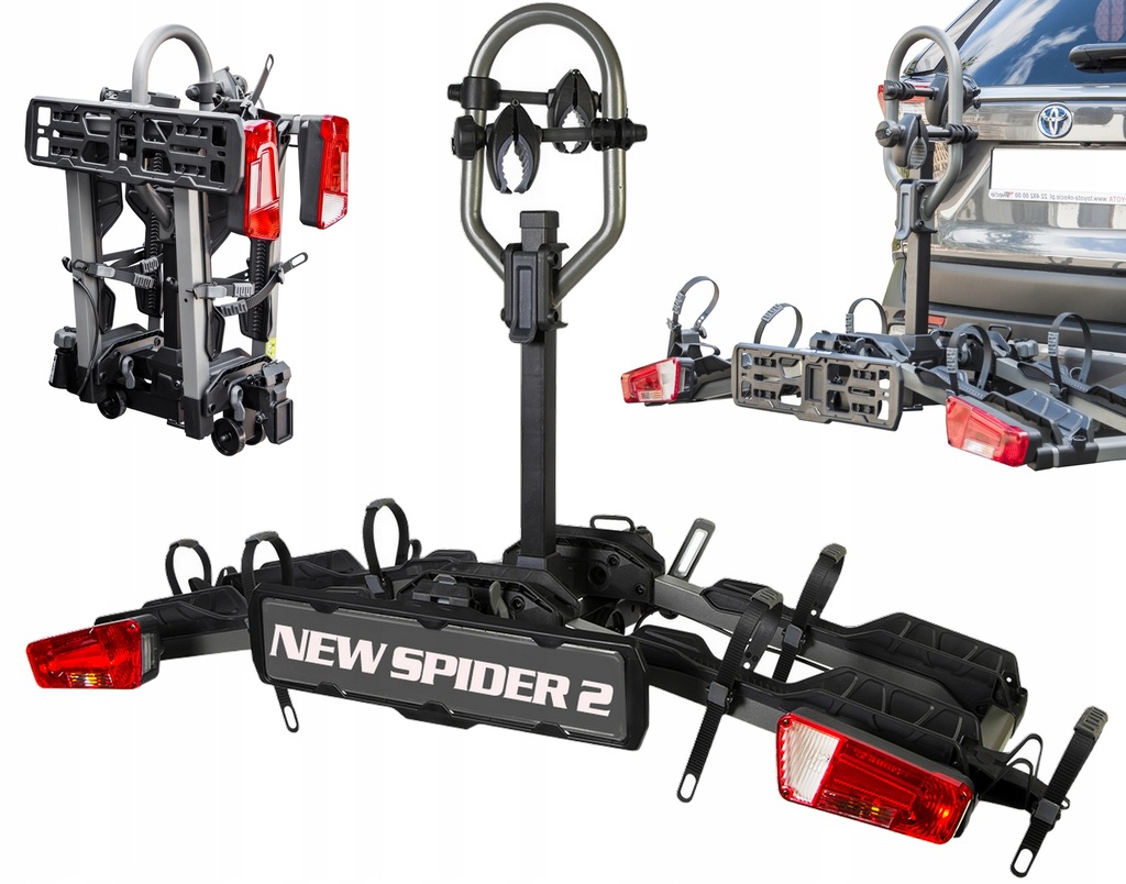 Bagażnik uchwyt rowerowy platforma hak na 2 rowery - 13507442239 ...