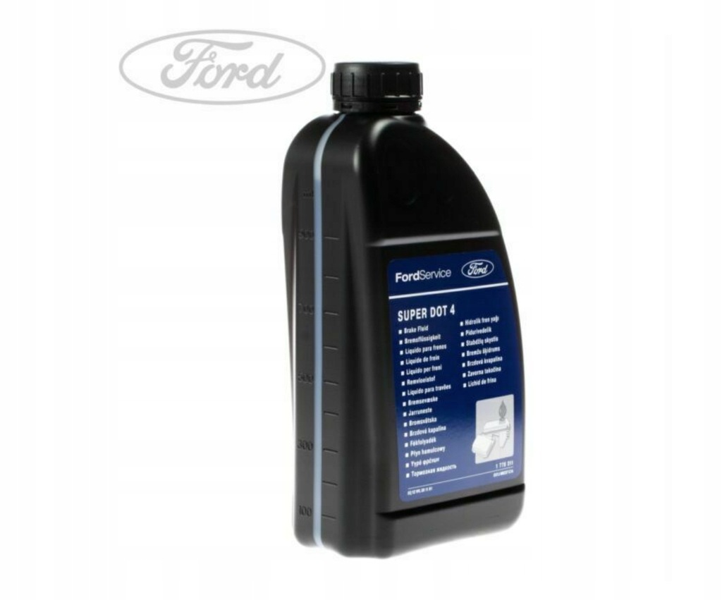 FORD SUPER DOT 4 PŁYN HAMULCOWY 1L ORYGINALNY - 11140285912 - oficjalne archiwum Allegro