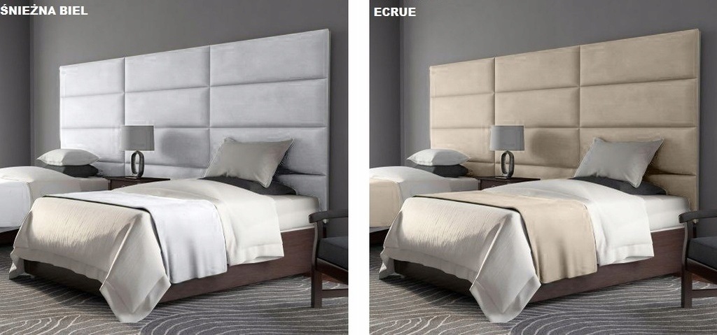 90X30 PANELE ŚCIENNE TAPICEROWANE WEZGŁOWIE WELUR - 13456374466 ...