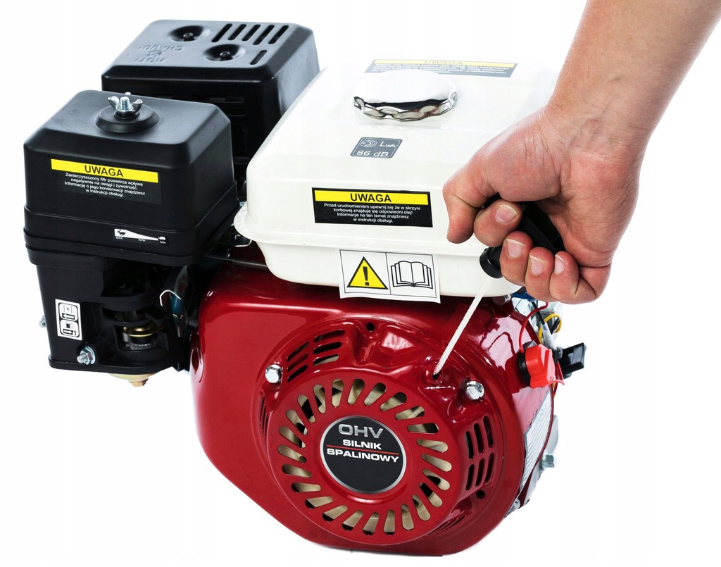 SILNIK SPALINOWY GX160 7,5KM 20MM + KOŁO PASOWE - 13545284606 - oficjalne archiwum Allegro