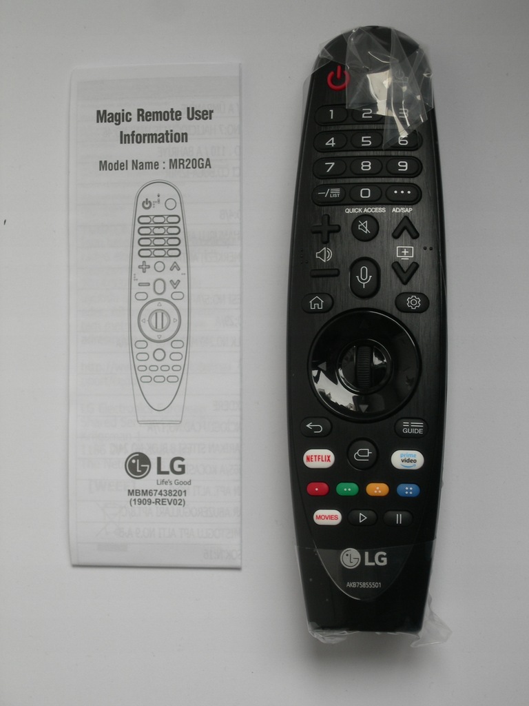 PILOT MAGIC SMART LG AN-MR20GA ORYGINAŁ ! NOWY ! - 13305271925 ...