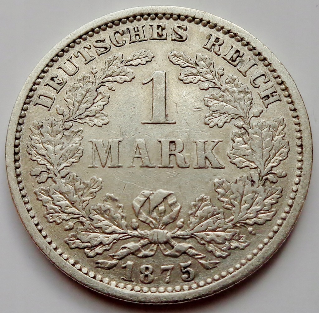 Niemcy - 1 marka - 1875 F - Wilhelm I - 15146050055 - oficjalne ...