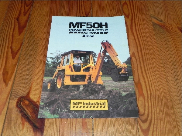 Massey Ferguson MF 50H koparko ładowarka 1984 - 13753738898 - oficjalne archiwum Allegro