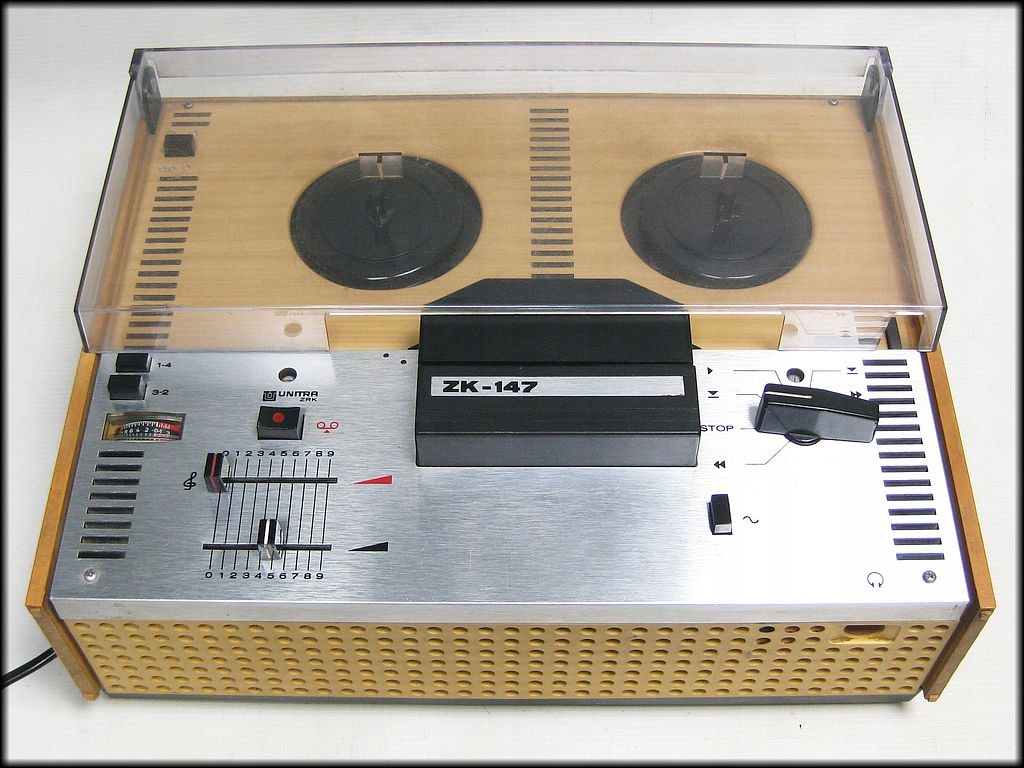 Magnetofon szpulowy Unitra ZK147 ZK-147 KOMPLETNY - 8553982381 ...
