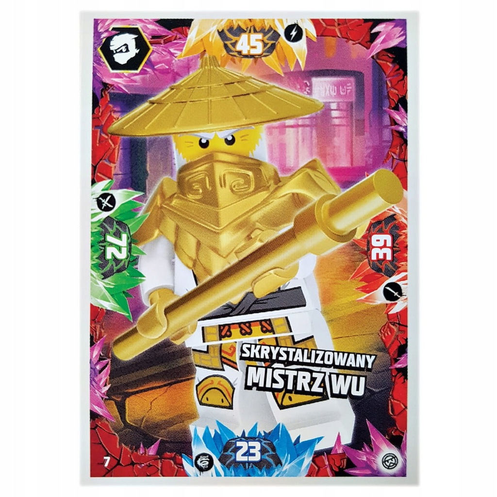 Karta LEGO Ninjago S8 7 Skrystalizowany Mistrz WU - 13220942863 ...