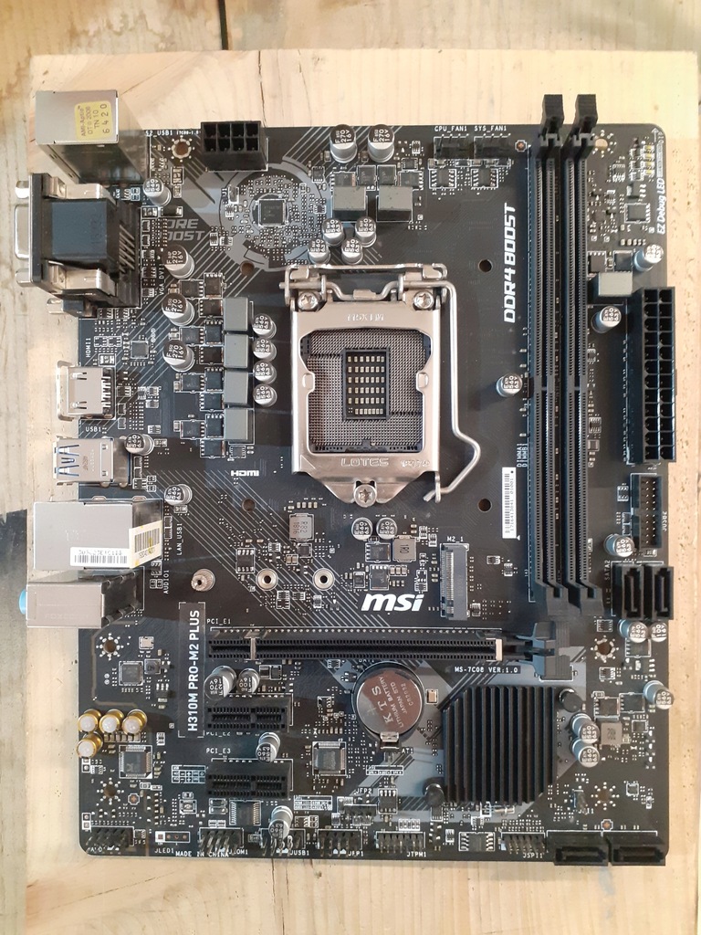 Płyta główna MSI H310M PRO-M2 PLUS Micro ATX, - 13638314256 - oficjalne archiwum Allegro