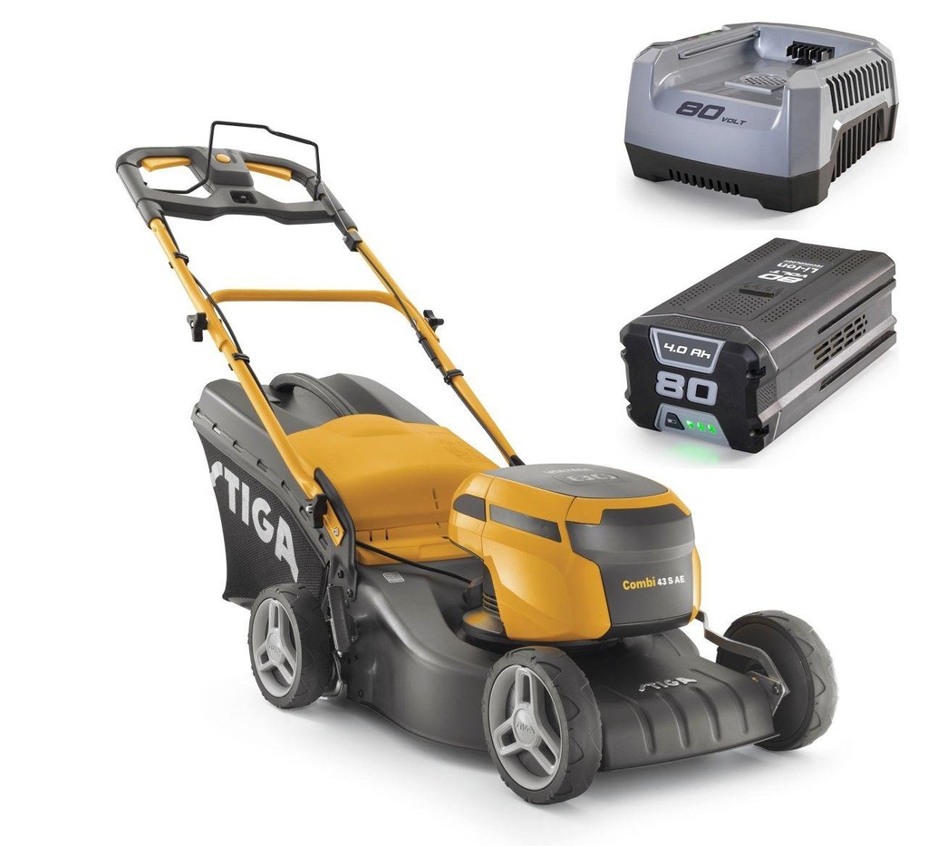 STIGA COMBI 43 S AE KOSIARKA AKUMULATOROWA 80V 4AH - 7289567280 ...