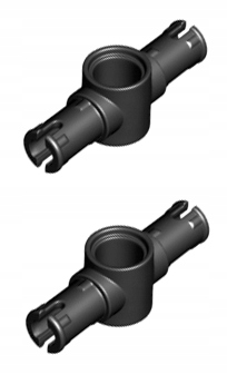 LEGO 87082 44874 PIN ŁĄCZNIK 3L CZARNY 2 SZT - 14423807698 - oficjalne ...