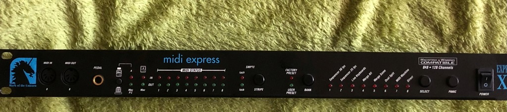 MOTU MIDI EXPRESS MIDI PATCHBAY - 11965137443 - oficjalne archiwum Allegro