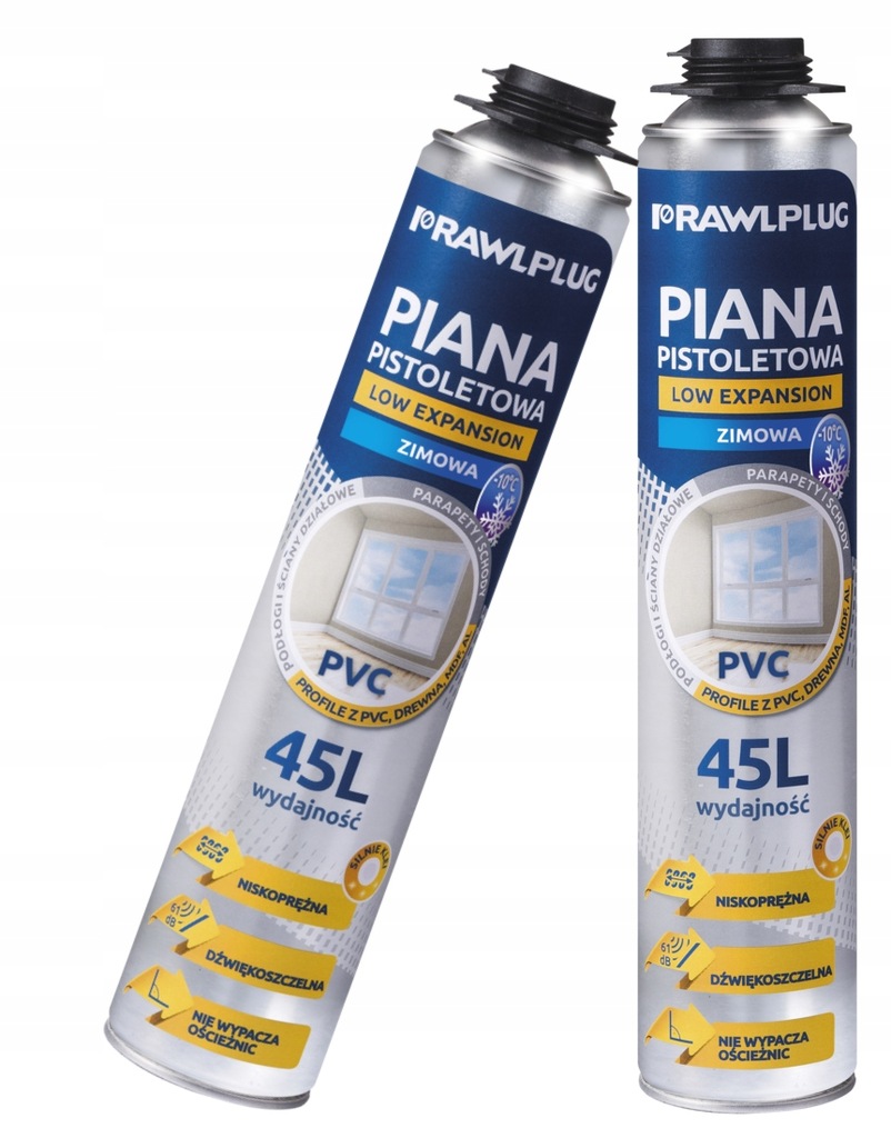 Rawlplug zimowa piana poliuretanowa do PCV - 12484635263 - oficjalne archiwum Allegro