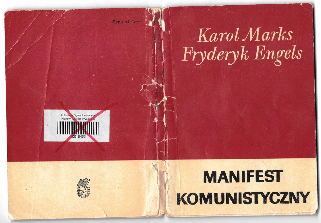 MANIFEST KOMUNISTYCZNY Karol MARKS Fryderyk ENGELS - 11435454556 ...