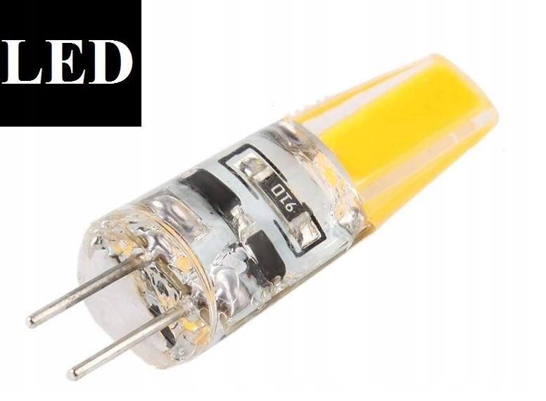 ŻARÓWKA LED G4 12V 2W COB 1505 Ø10mm x H32mm - 9064869753 - oficjalne archiwum Allegro
