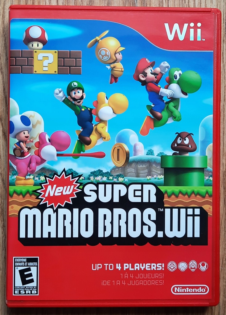 GRA NEW SUPER MARIO BROS. WII WERSJA AMERYKAŃSKA! - 12761345314 ...