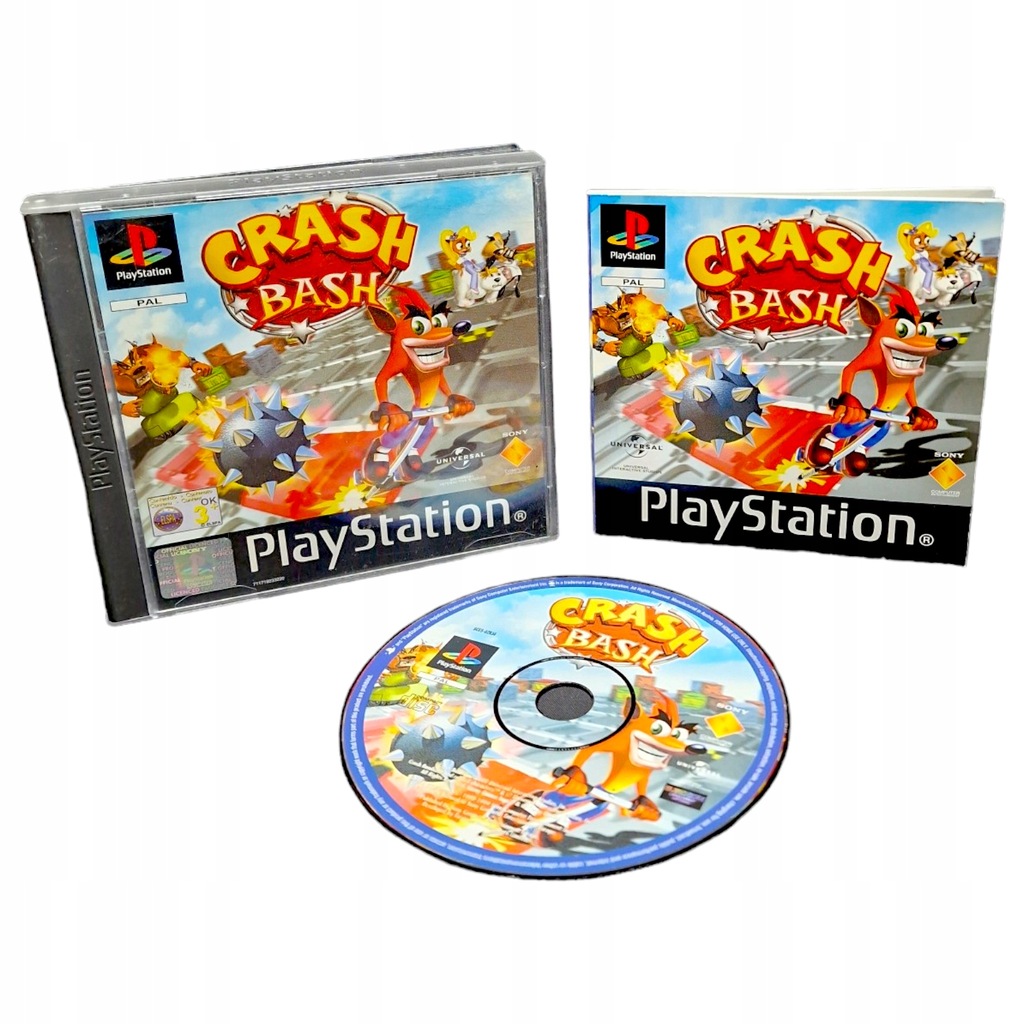 Gra CRASH BASH Sony PlayStation (PSX PS1 PS2 PS3) #1 - 15206037566 ...