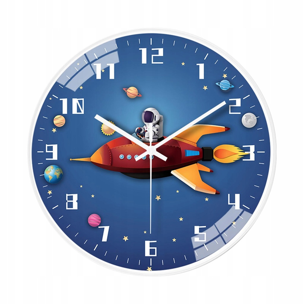 Wall Clock Spaceship - 13532772842 - oficjalne archiwum Allegro