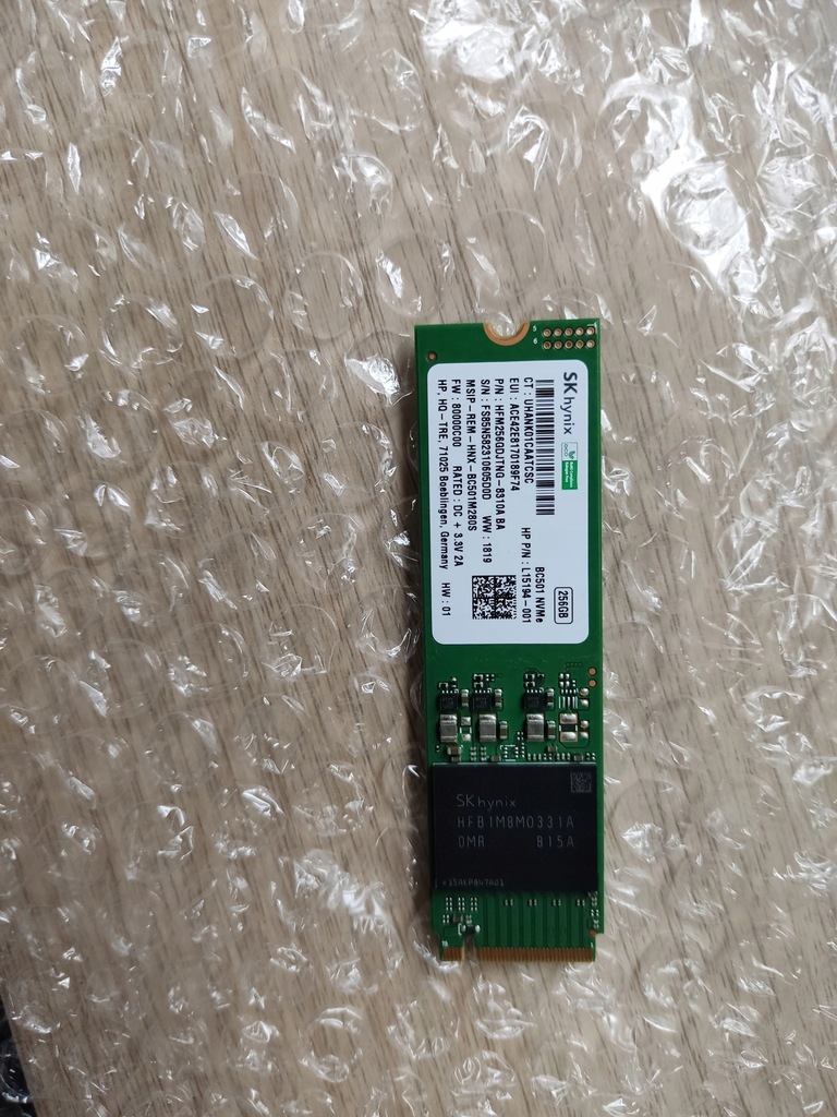 Dysk SSD SK Hynix BC501 256GB M.2 PCIe M.2 - 12539925003 - oficjalne ...