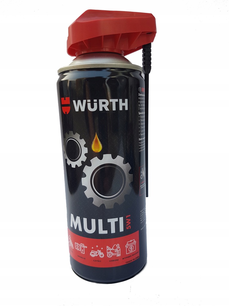 WURTH MULTI 400ML 5w1 PŁYNNY SMAR WIELOFUNKCYJNY - 10550325419 ...