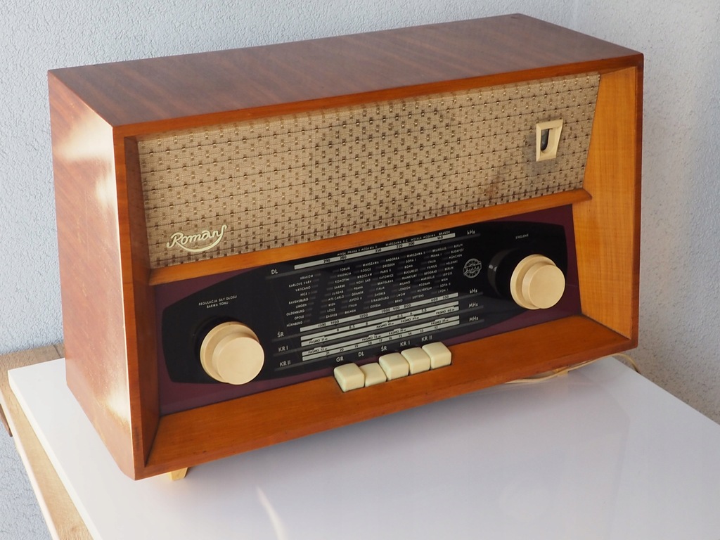 Zabytkowe radio Diora Romans 6214 SPRAWNE! - 8713974747 - oficjalne ...