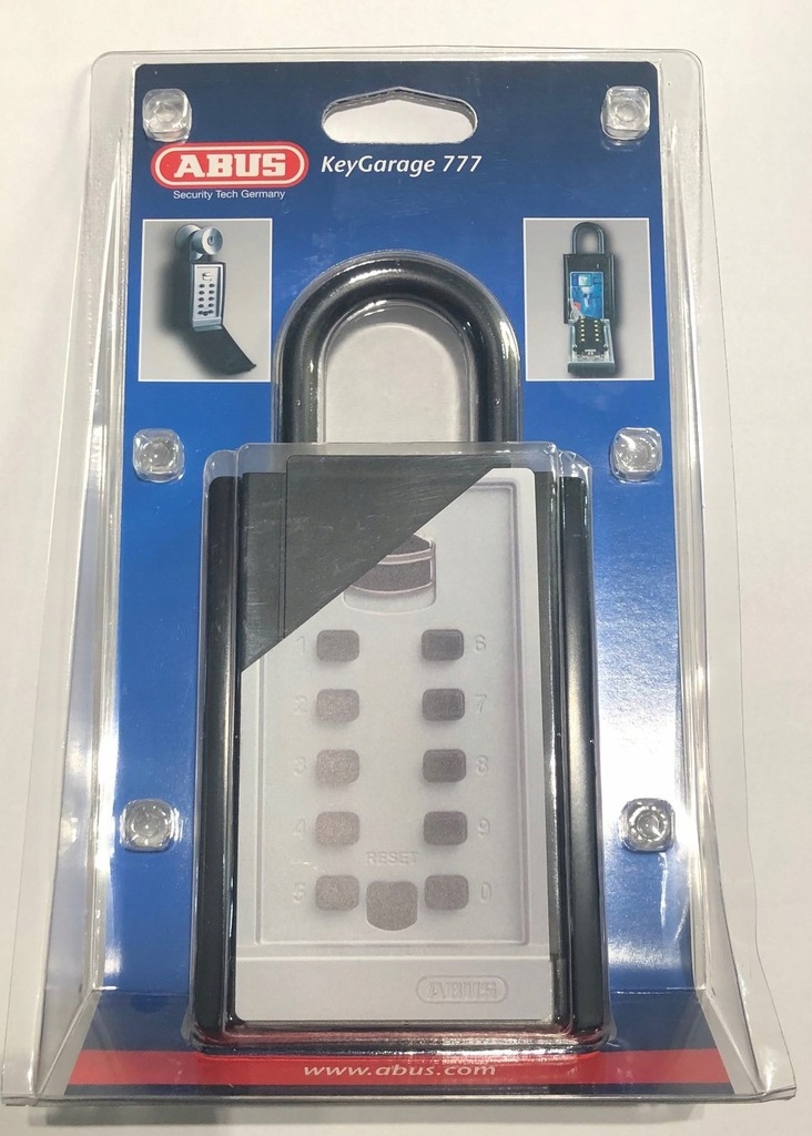 ABUS KEY GARAGE 777 kłódka na szyfr na klucze - 7876532104 - oficjalne archiwum Allegro