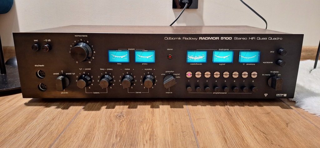 Amplituner Unitra Radmor 5100 Czarny ! 79 Rok ! IDEALNY ! 1 WŁAŚCICIEL ...