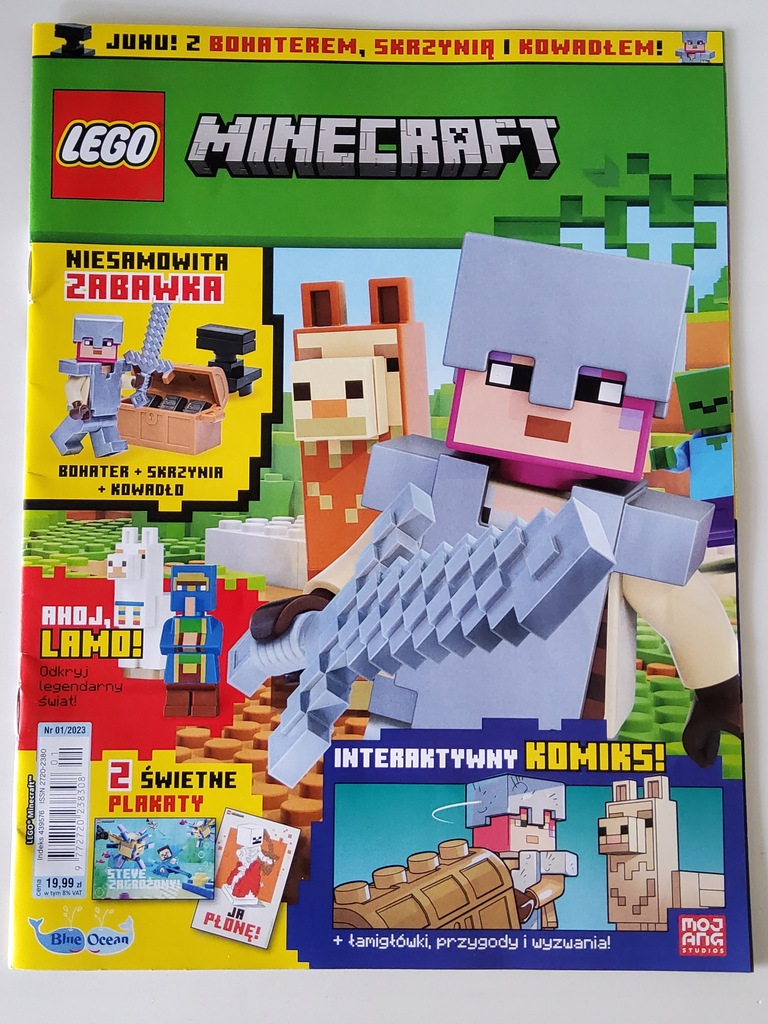 GAZETKA LEGO MINECRAFT WYDANIE POLSKIE 1/2023 - 13438330028 - oficjalne ...
