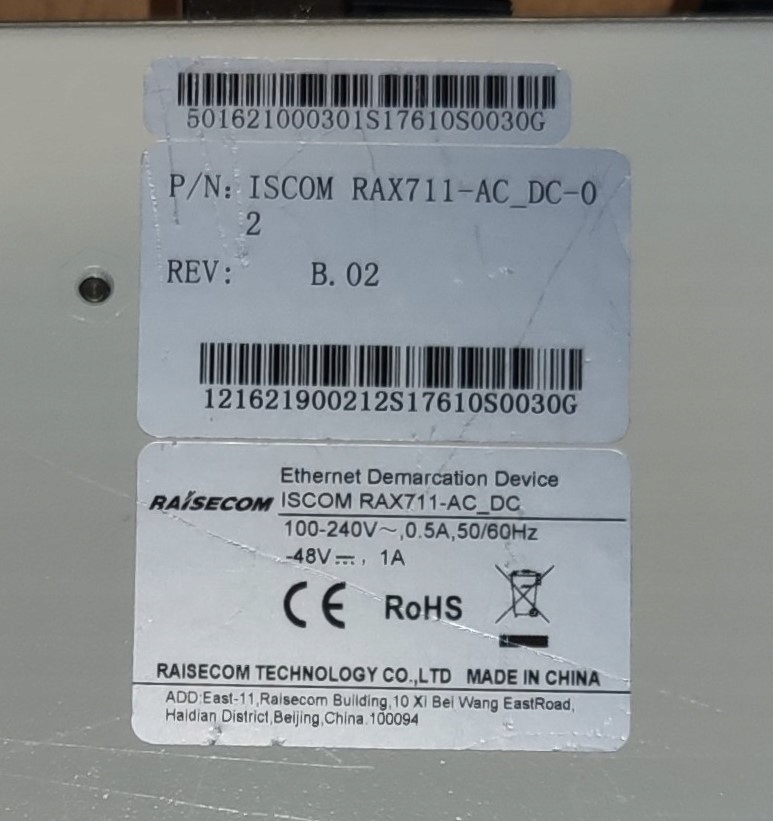 RAISECOM ISCOM RAX711-AC_DC-0 - 9091633492 - oficjalne archiwum Allegro
