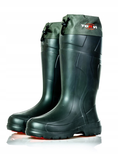 PROFESJONALNE BUTY MYŚLIWSKIE KALOSZE WĘDKARSKIE PODLODOWE TORVI -25 R44/45 - 14871689200 ...
