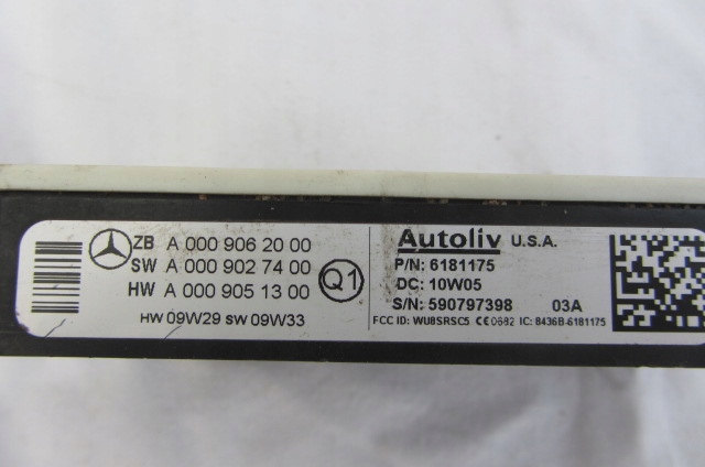 MERCEDES RADAR SENSOR A 000 906 20 00 - 7844022812 - oficjalne archiwum ...